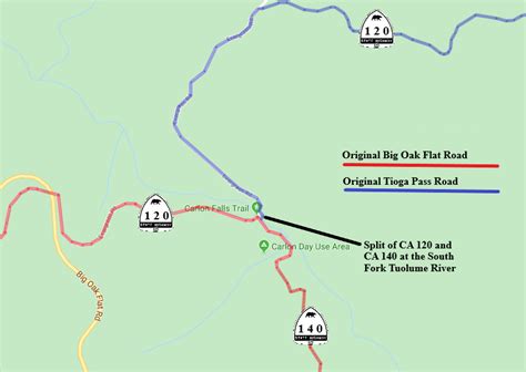 Caifornia State Route 140 And El Portal Road