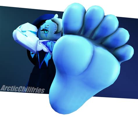 Rule 34 3d Arcticchilifries Big Feet Blue Body Blue Feet Blue Hair