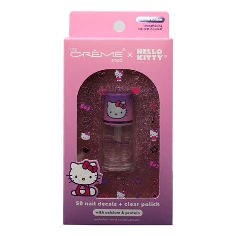 Hello Kitty 50 Nail Decals Clear Polish Brigishop