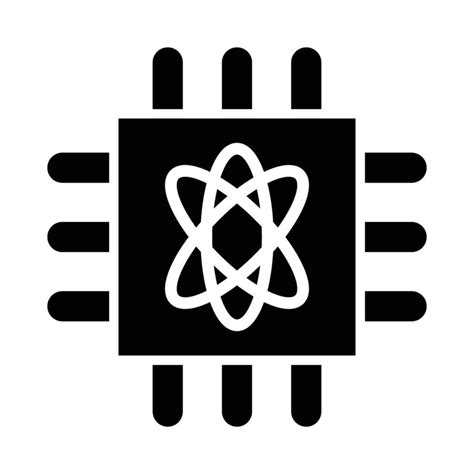 Quantum Computing Vector Glyph Icon For Personal And Commercial Use 34124729 Vector Art At Vecteezy