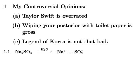 Sectioning Why Is This Error Showing Up When I Run This Section With A List In It TeX