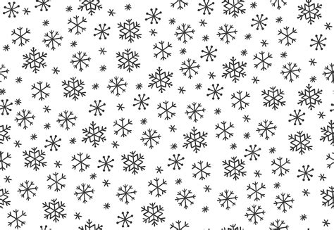 Premium Vector Snowflake Vector Pattern Snow Background