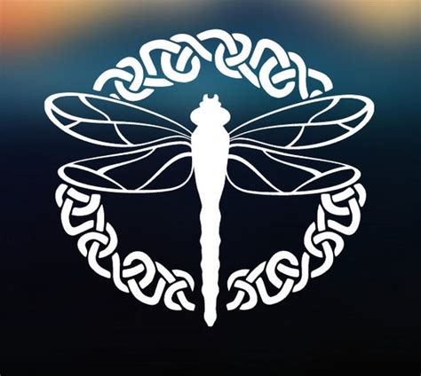 Celtic Dragonfly Clip Art