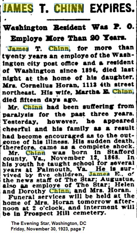 James Temple Chinn 1868 1923 Find A Grave Memorial