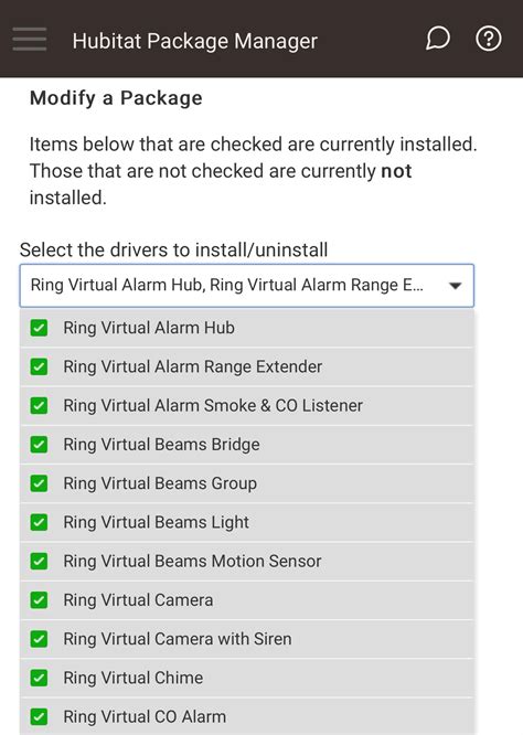 Hubitat Ring Integration Unofficial Custom Monitoring Rules Hubitat