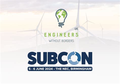Subcon 2024 Engineers Without Borders Uk