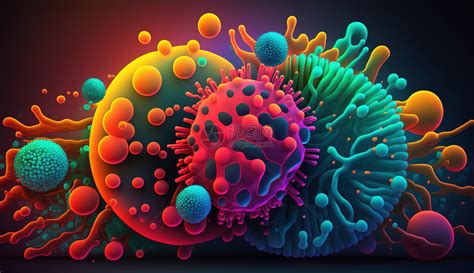 细胞融合插画图片下载 正版图片402464432 摄图网