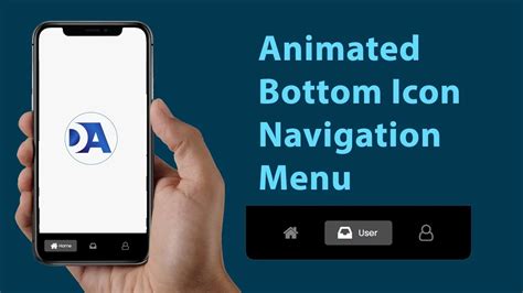 Animated Bottom Icon Navigation Menu With Html Css And Javascript