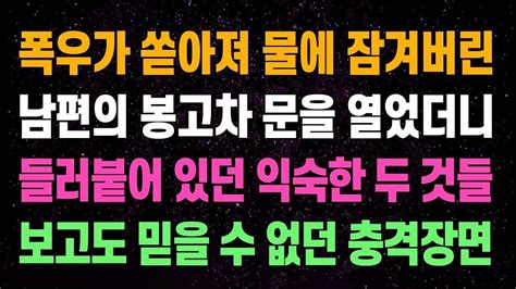 어린아들 있는 남자와 재혼한 내가 남편 죽고 아들 식모살이 해 변호사 만들자 나타난 친엄마 아들이 종이 한 장을 내밀자 벌벌