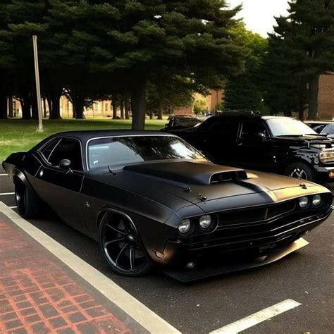 Black And Gold Muscle Car Classic American Muscle Cars