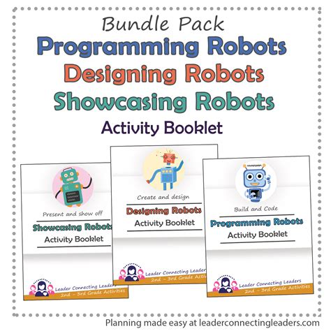 Programming Designing And Showcasing Robots Activity Bundle Pack 2nd