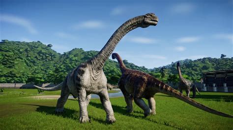 Jurassic World Evolution Pachycephalosaurid And Sauropod Herd Youtube