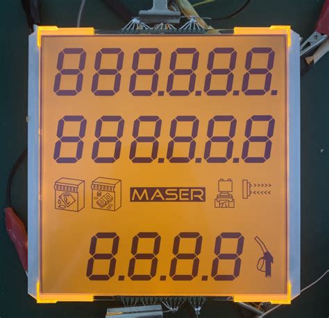 7segment custom lcd panel display graphic module with backlight
