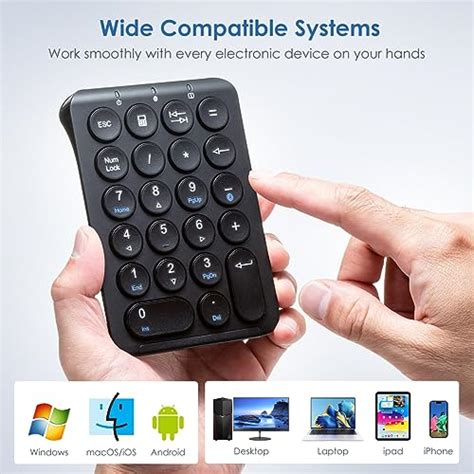 Sanwa Bluetooth Numeric Keypad Rechargeable Wireless Ten Key Number