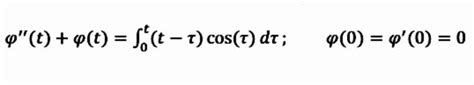 Solved What Is The Solution Of Given Integro Differential