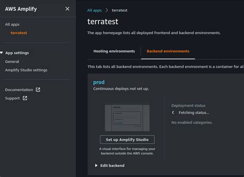 aws amplify create backend environment does not work · issue 501