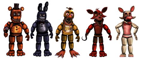 Fixed Fnaf 2 Animatronics V 3 By Foxylisofficial On Deviantart