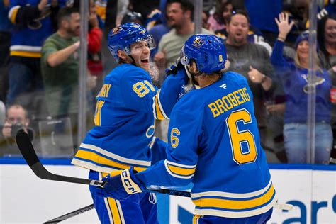 Former Oilers Holloway And Broberg Playing Key Roles In Blues Late