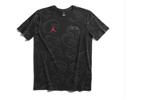 Kaws X Jordan Tee Black 2017