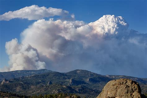 Pyrocumulus Cloud Over The Colorado Rockies Epod A Service Of Usra
