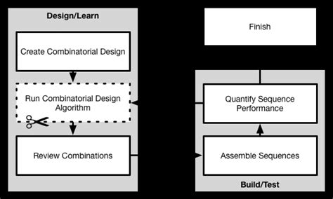 proposed combinatorial design workflow figure depicts the workflow for
