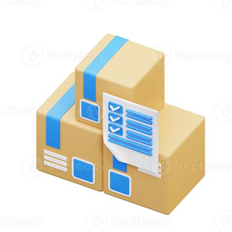 3d Illustration Shipping Data 43848684 Png