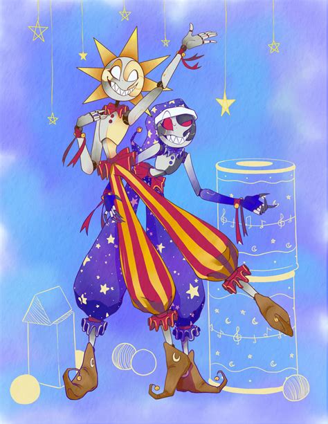 Sun And Moon Fnaf By Shanalikeanna On Deviantart