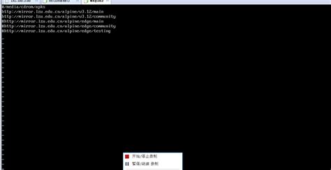 the alpine linux environment installs docker container records 中文