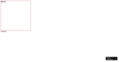react drag element examples codesandbox