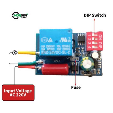 Timer Delay Controller Relay Ac V V Power On Relay Module Output Min Adjustable Switch