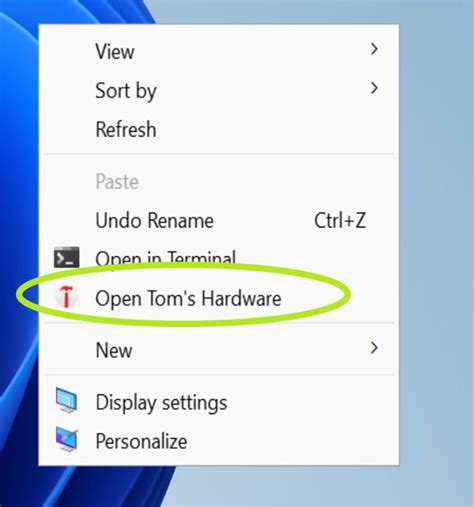 How To Add Custom Shortcuts To The Windows 11 Or 10 Context Menu Toms Hardware