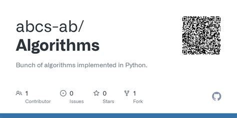 Github Abcs Abalgorithms Bunch Of Algorithms Implemented In Python