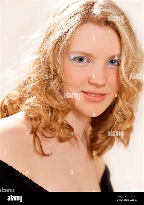 The Blonde Angel Stock Photo Alamy