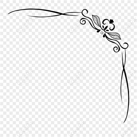 프레임 일러스트 장식 패턴 선 초안모서리고전 Png 일러스트 무료 다운로드 Lovepik