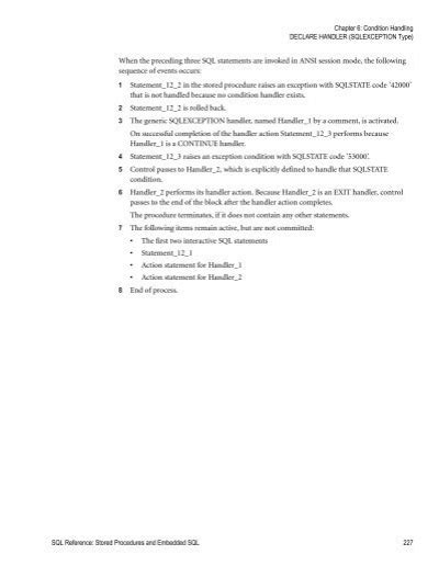 Chapter 6 Condition H