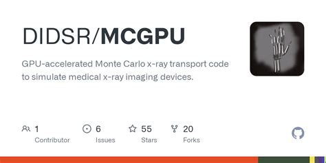 GitHub DIDSR MCGPU GPU Accelerated Monte Carlo X Ray Transport Code To Simulate Medical X Ray