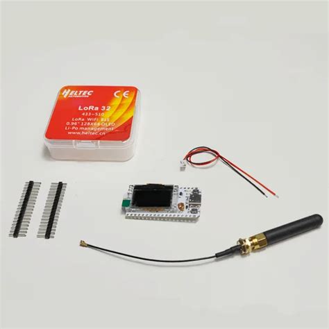 Iot 433 510 868mhz 928mhz Sx1276 Esp32 Lora 0 96 Inch Blue Oled Display Wifi Lora Kit 32 V3