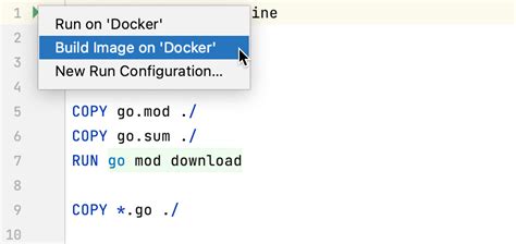 Docker Images Goland Documentation