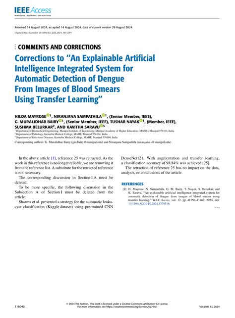 Pdf Corrections To “an Explainable Artificial Intelligence Integrated System For Automatic