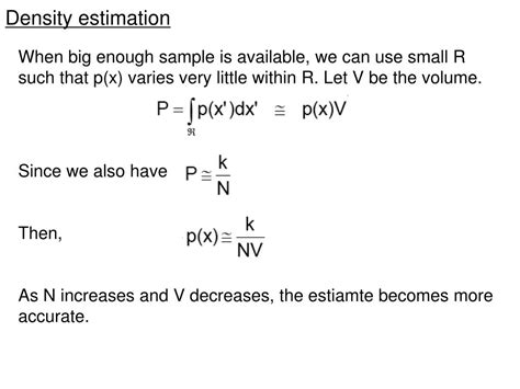 Ppt Lecture 3 Nonparametric Density Estimation And Classification