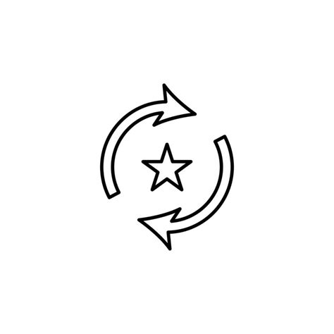 Arrows Ui Refresh Rotate Vector Icon Illustration Vector Art At Vecteezy
