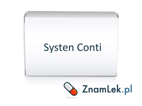 1 Systen Conti Opinie Cena Zamienniki Ulotka Skład • Znamlek Pl