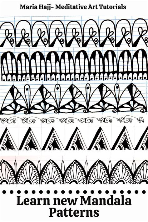 Mandala Basic Patterns Mandala Art Therapy Mandala Art Mandala Artwork