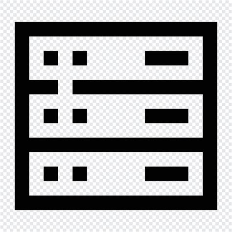 Server Icon Internet Technology Concept Icon In Line Style 26780948 Vector Art At Vecteezy