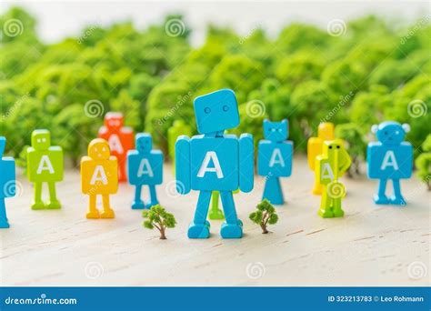 Colorful Ai Icons In A Field Representing The Integration Of Artificial Intelligence In