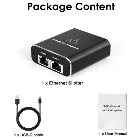 기가비트 인터넷 네트워크 케이블 익스텐더 이더넷 어댑터 Pc Tv 박스 라우터 공유용 Rj45 스플리터 티몬
