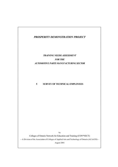 Ministry Draft Oacett Survey Report