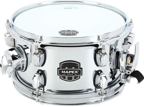 Mapex Mpx Steel Side Snare Drum 55 X 10 Inch Polished