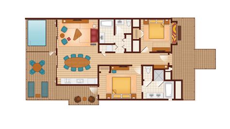 Rooms And Points Polynesian Villas And Bungalows Disney Vacation Club