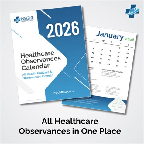 2026 Health Observances Calendar Shsmd